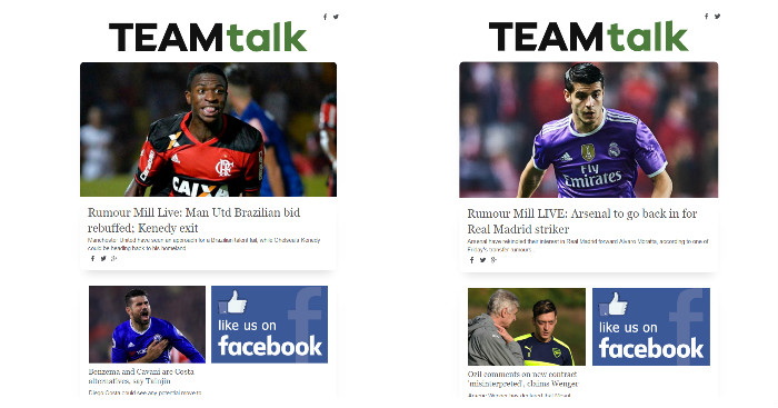 Get the TEAMtalk newsletter direct into your inbox | TEAMtalk