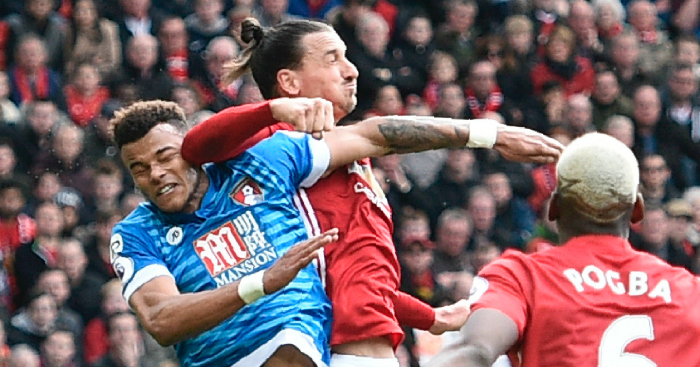 Zlatan: I went for the ball, Mings jumped into my elbow