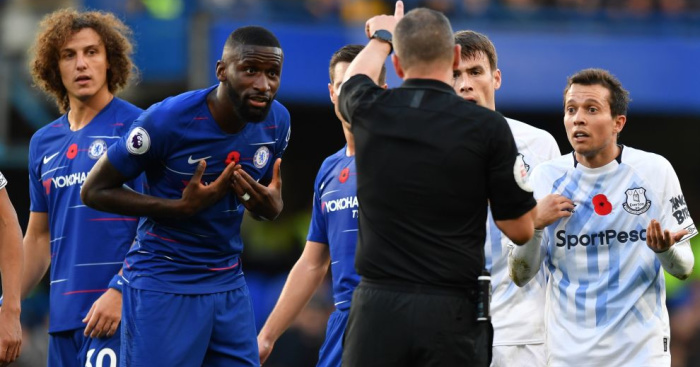 Chelsea star brands ref a joke and makes VAR claim over Everton man