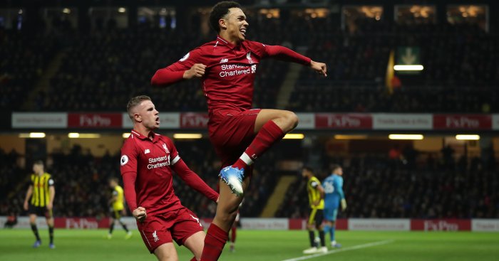 Alexander-Arnold explains goal celebration at Watford