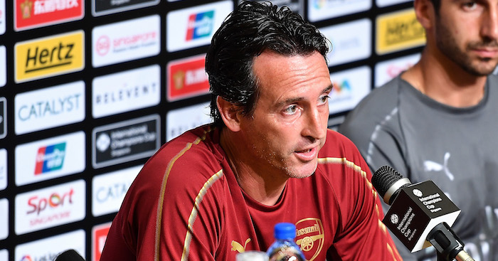 Arsenal boss Emery responds to links with midfield signing, Roma director