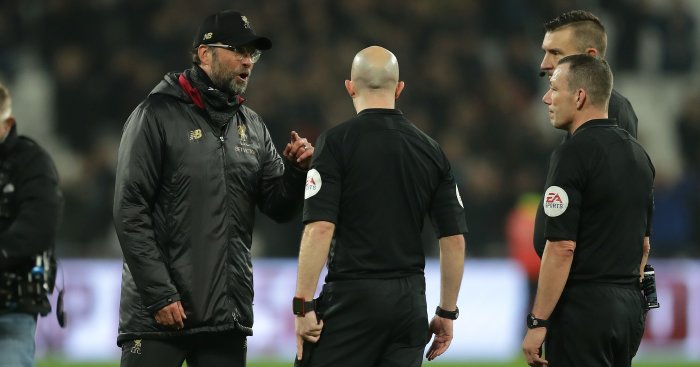 Klopp in hot water with FA after questioning referee's integrity