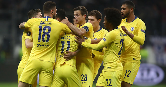 Chelsea battle from behind to earn first leg draw against Eintracht