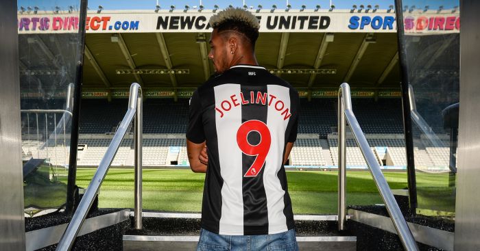 Joelinton relishing 'huge honour' of being latest Newcastle No 9