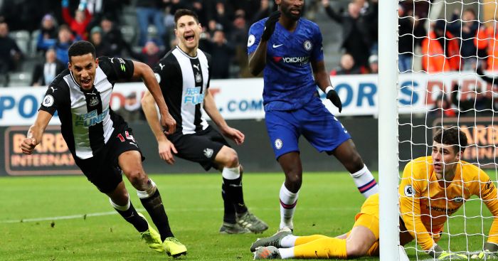 Hayden heads late winner as Newcastle upset Chelsea