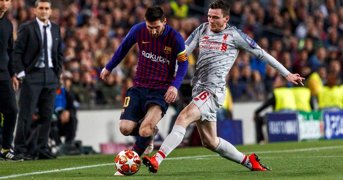Andy Robertson clear on where he wants Lionel Messi to play next season