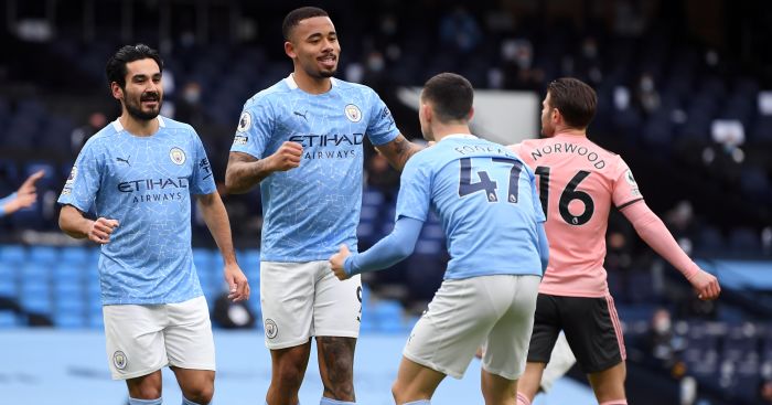 Early Jesus goal as Man City beat Sheff Utd for 12th successive win