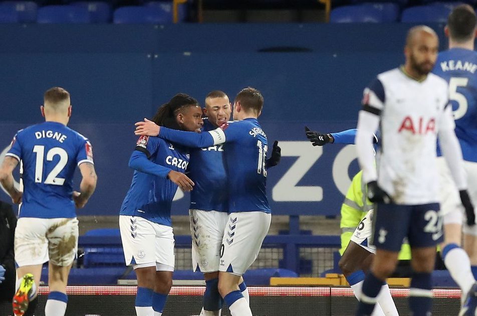 Everton, Spurs in rollercoaster pinball match as Toffees win FA Cup ...