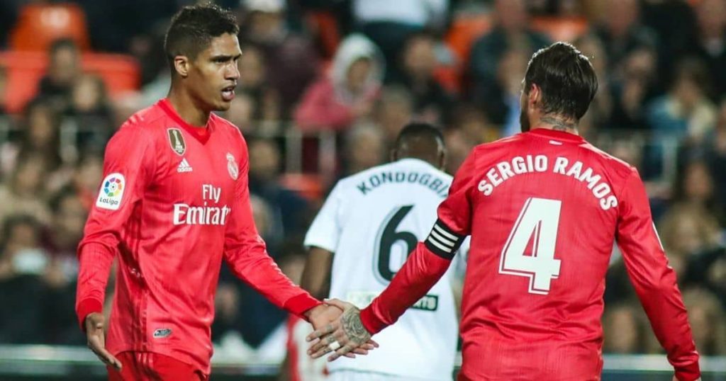 Sergio Ramos sends Instagram message to Raphael Varane