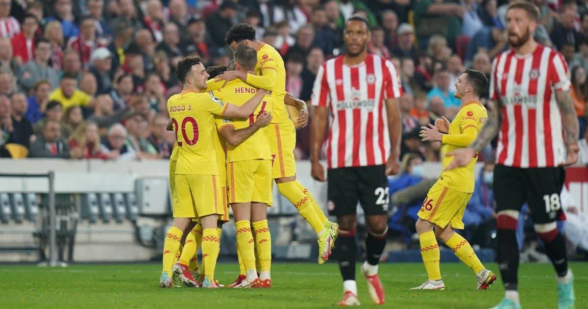 Salah hits landmark goal but Liverpool can’t see off Brentford in ...