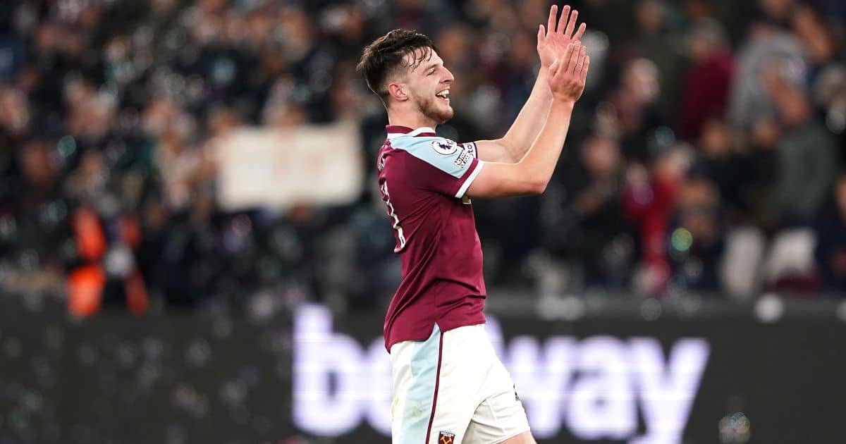 Declan Rice ship has sailed for big guns, as transfer expert relays ...
