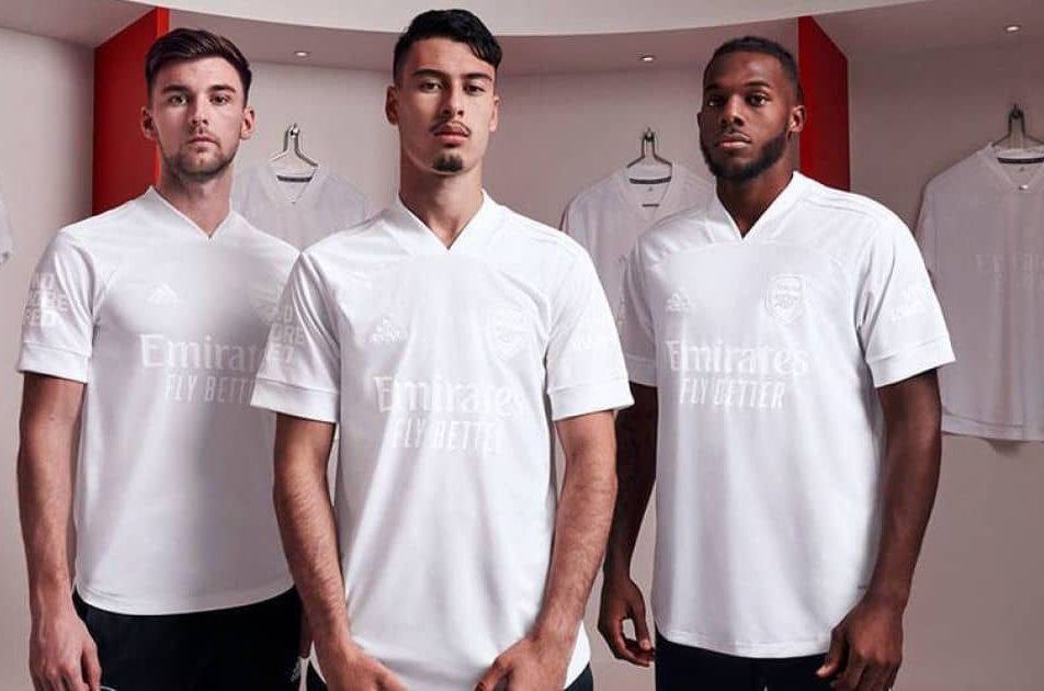 Message being sent as Arsenal don all-white kit backed by Idris Elba ...