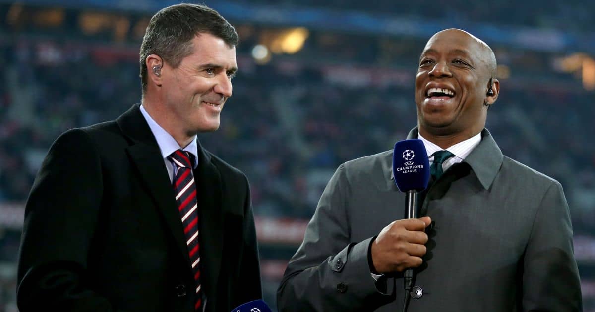 Roy Keane teases Ian Wright for being 'childish' over iconic Liverpool sign This Is Anfield