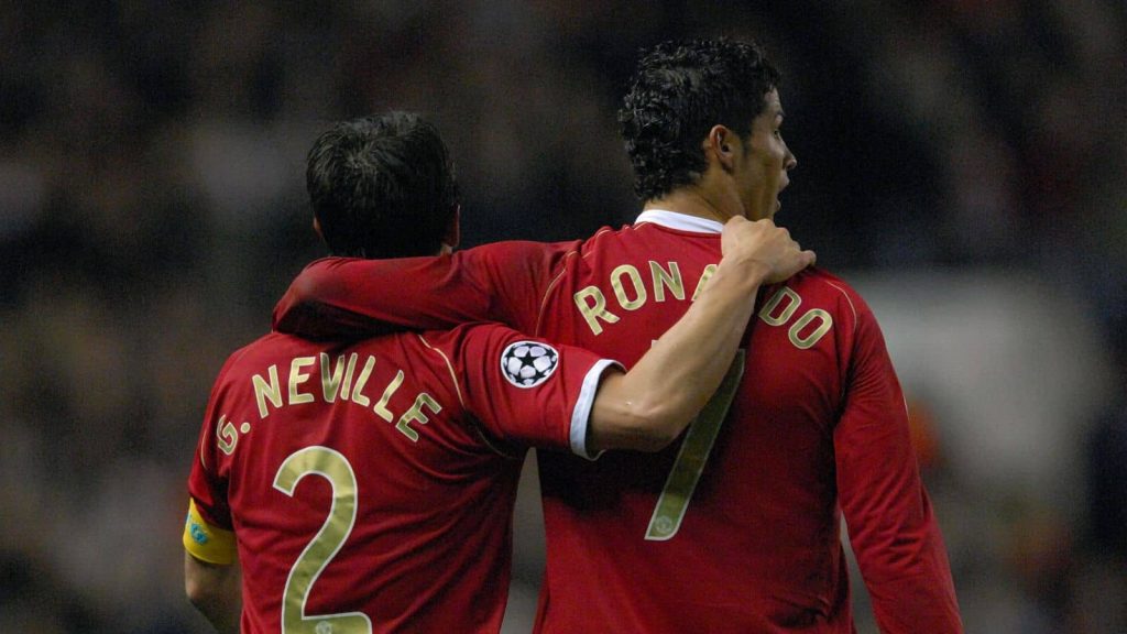 Cristiano Ronaldo: Man Utd star raging with Gary Neville as Rio ...