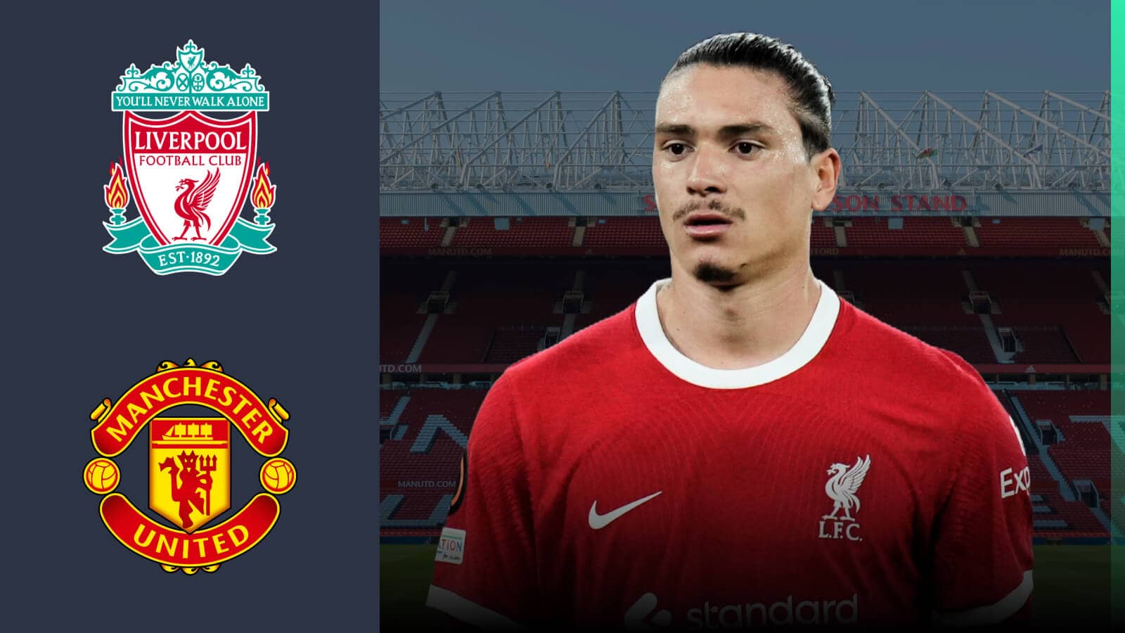 Report reveals why Man Utd bailed on signing Liverpool striker Darwin ...