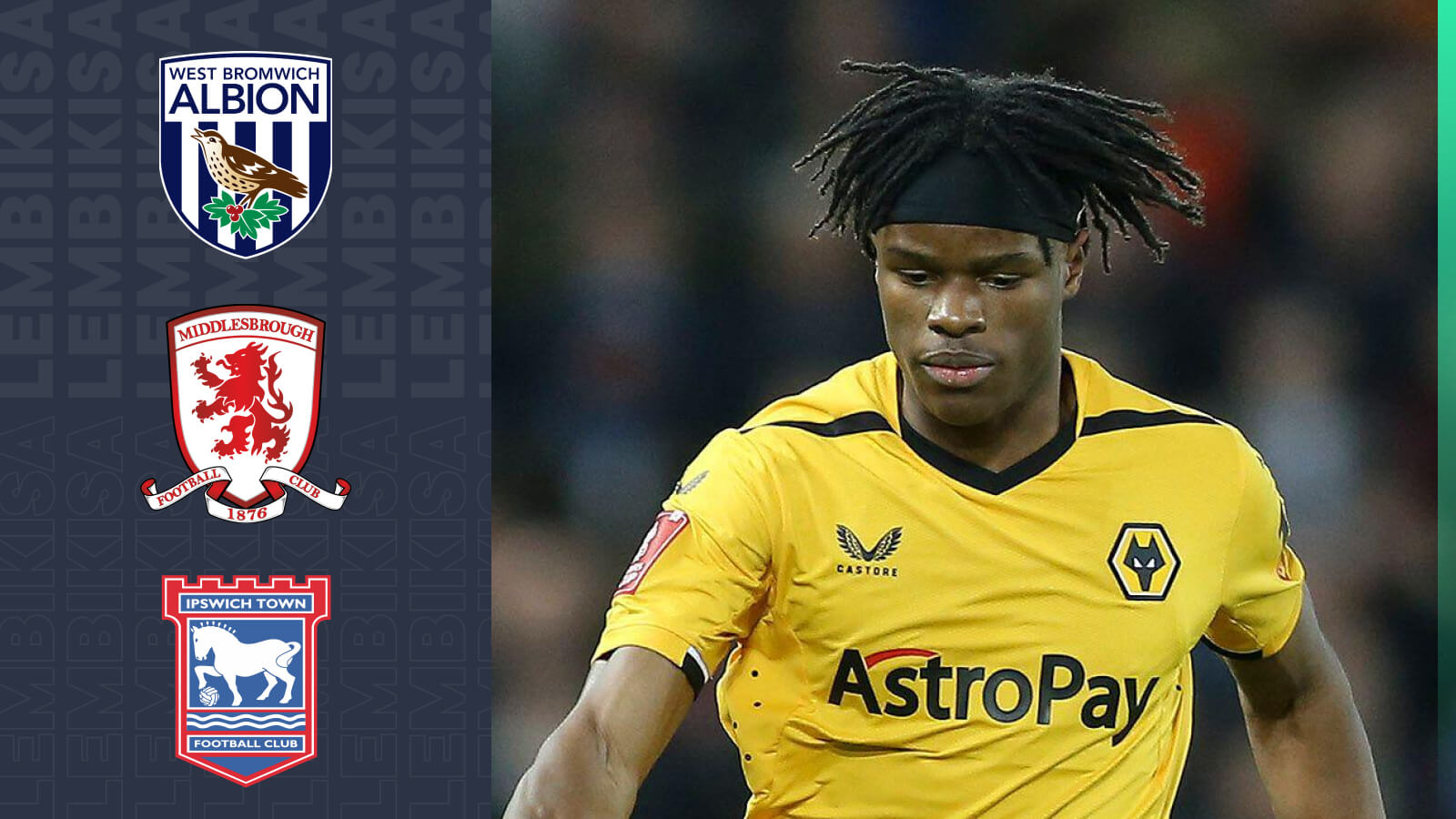 Wolves open to second winter exit as Lembikisa could be moved to Championship high-flyers