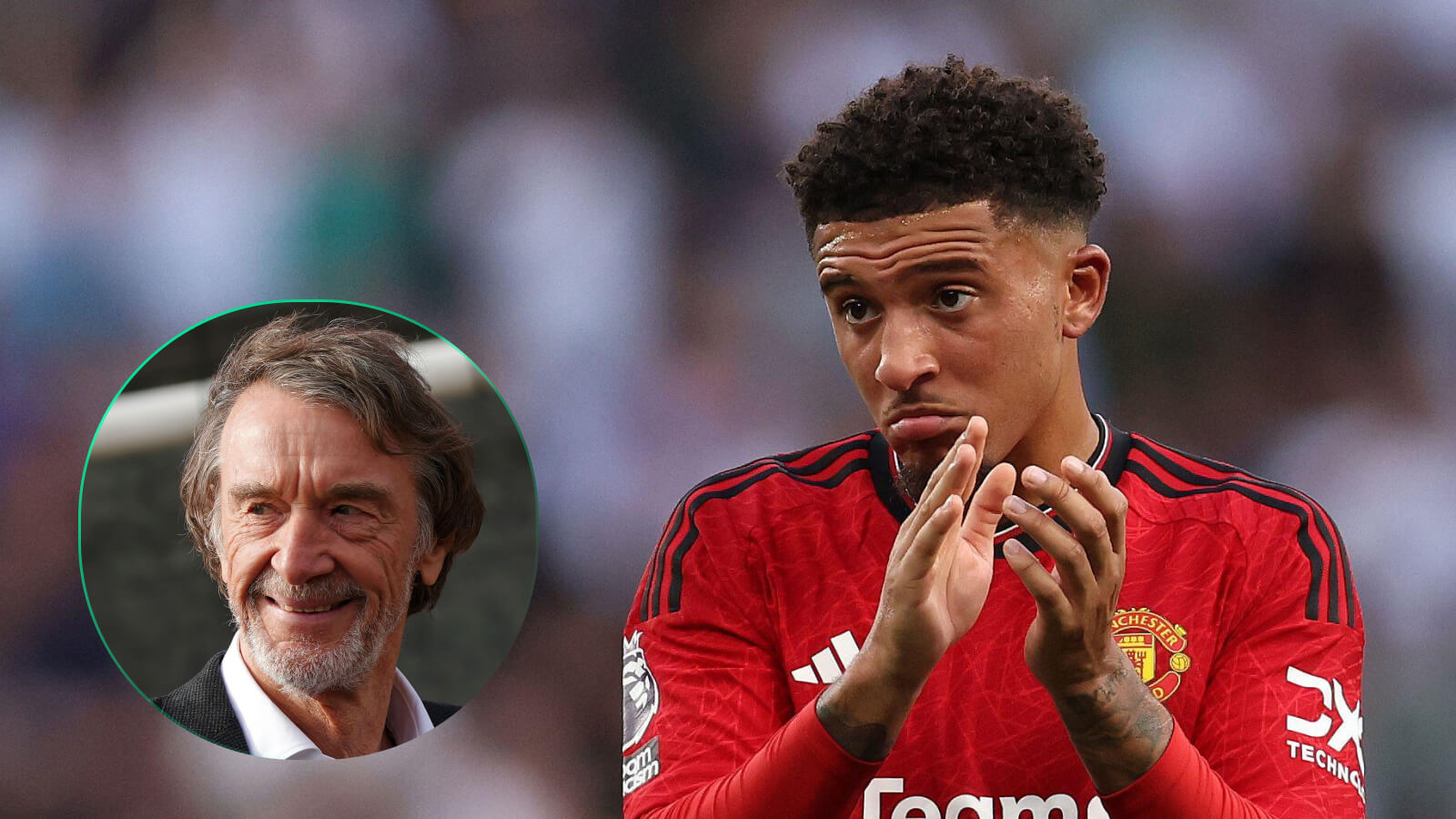 Jadon Sancho to STAY at Man Utd, with winger to 'talk with Ratcliffe' as pressure mounts on Ten Hag