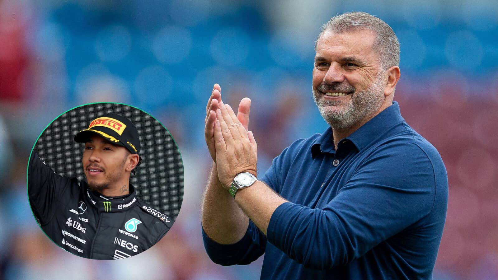 Lewis Hamilton to Ferrari: Ange Postecoglou cracks Tottenham joke as ...