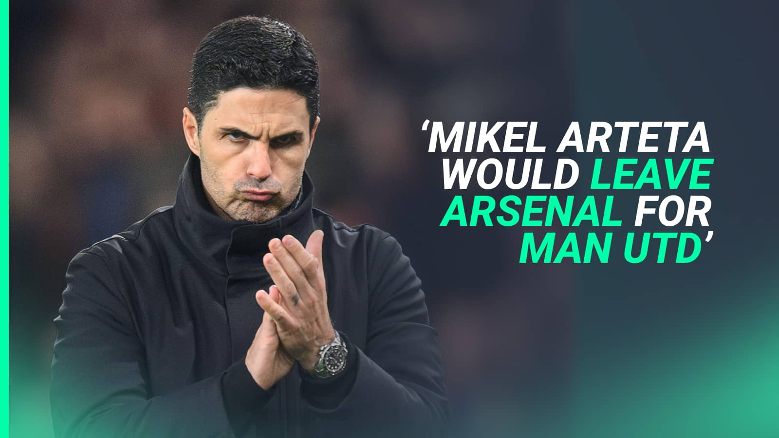 Next Man Utd manager: Mikel Arteta responds to claim he would '100 per cent' ditch Arsenal for ...