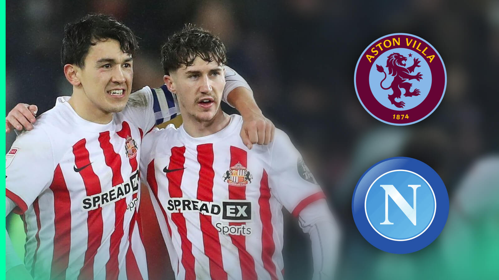 Aston Villa battling Prem rival, Serie A giant for thriving Sunderland star