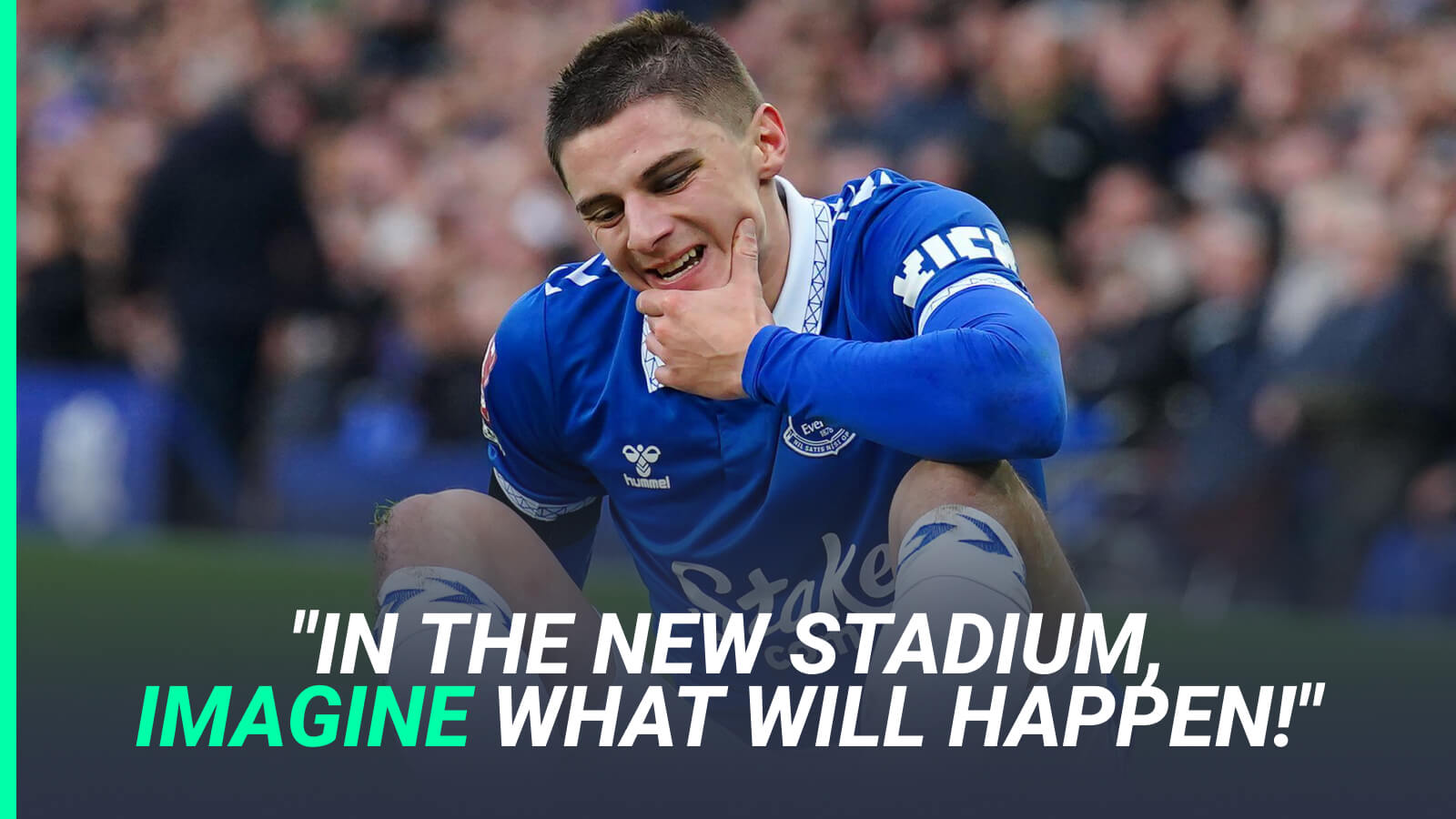 'The fan base is larger!' - Everton star winds up Liverpool supporters ...