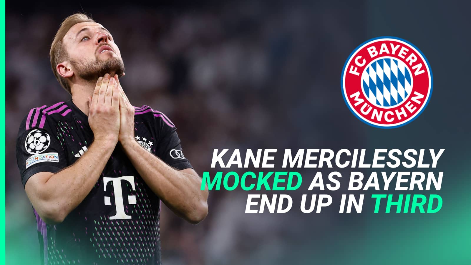 Arsenal fans brutally troll Harry Kane after Bayern Munich finish THIRD ...