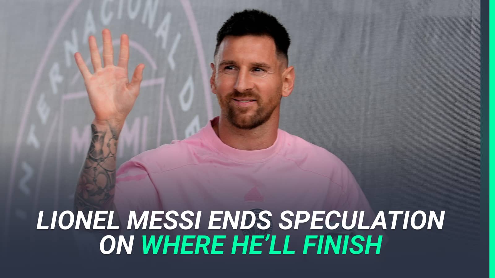 MLS: Lionel Messi confirms where he'll finish career as superstar hints ...