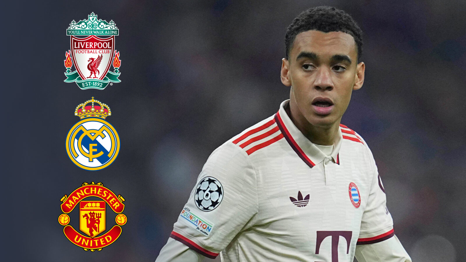 Jamal Musiala: Five prime destinations as Premier League trio battle ...