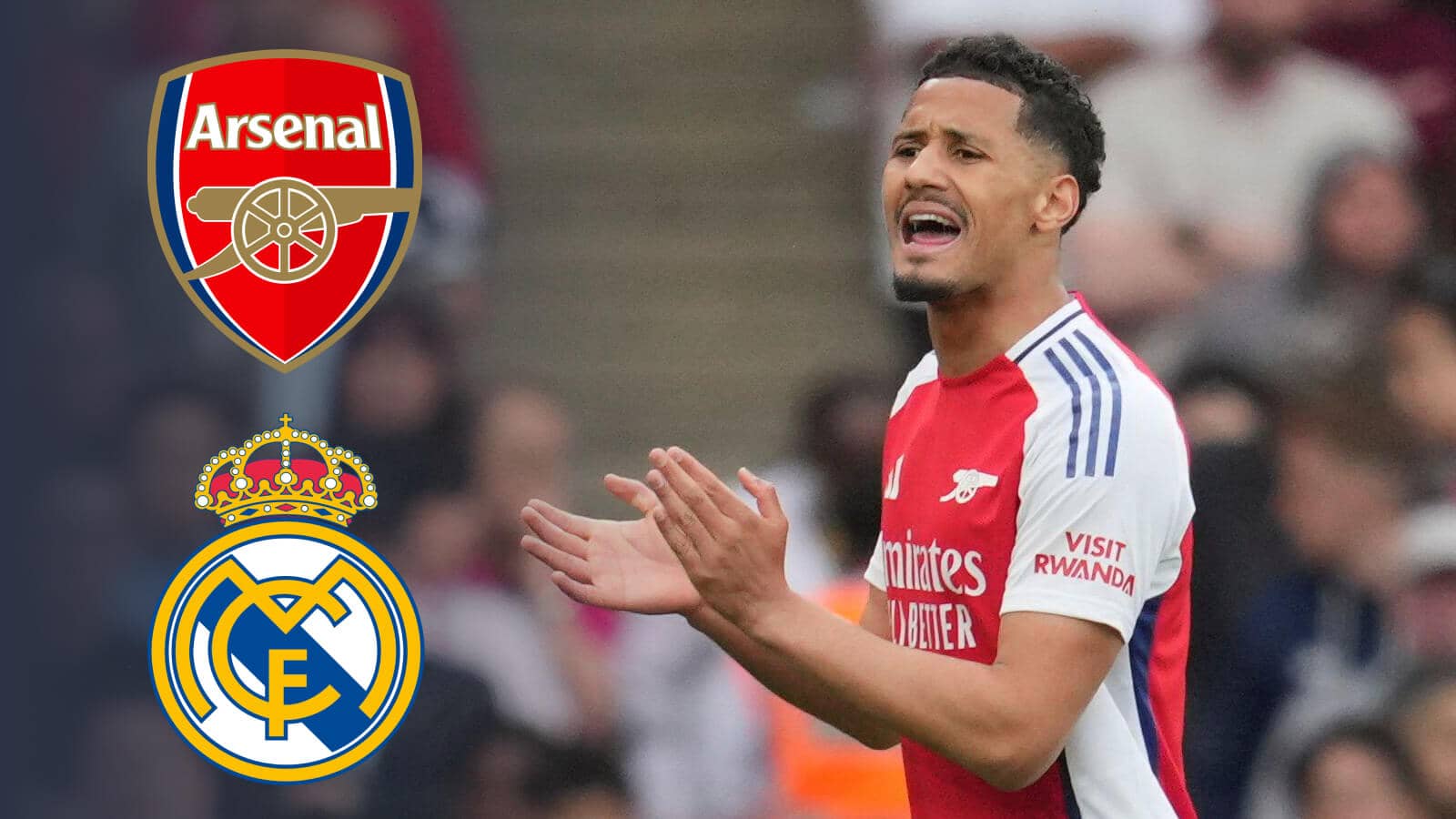William Saliba: Arsenal star responds after Real Madrid make ‘contact’