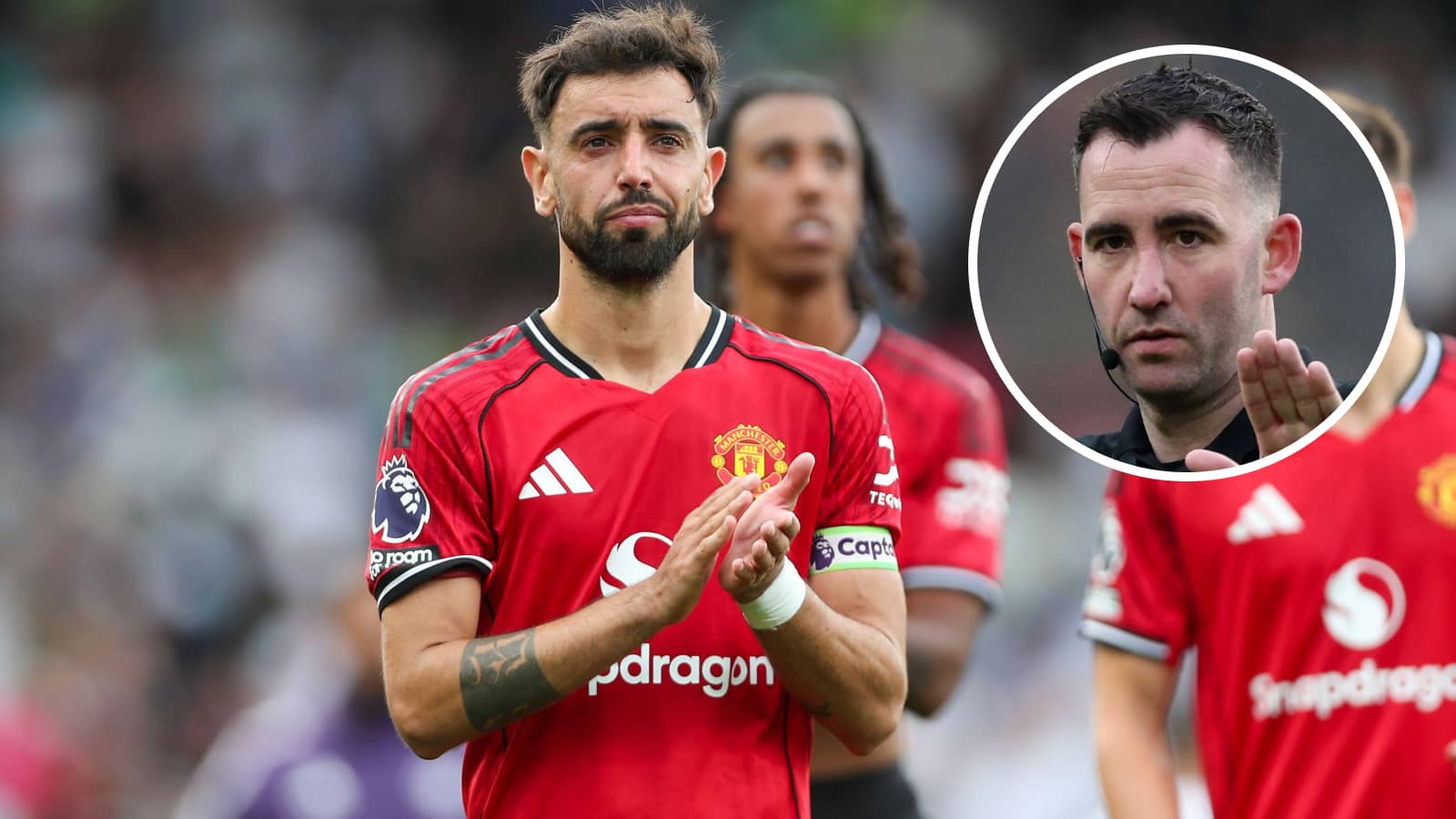 Bruno Fernandes penalty miss: Referee slammed with 'no reason' to hinder Man Utd star