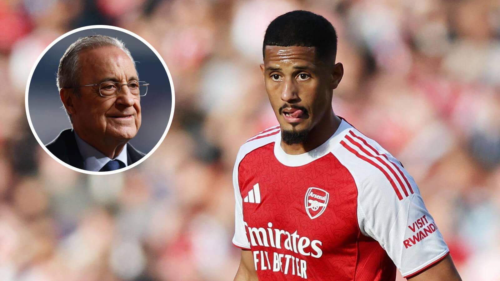 William Saliba: Arsenal star sends ‘message’ to ‘best club’ Real Madrid as agent makes ‘contact ...