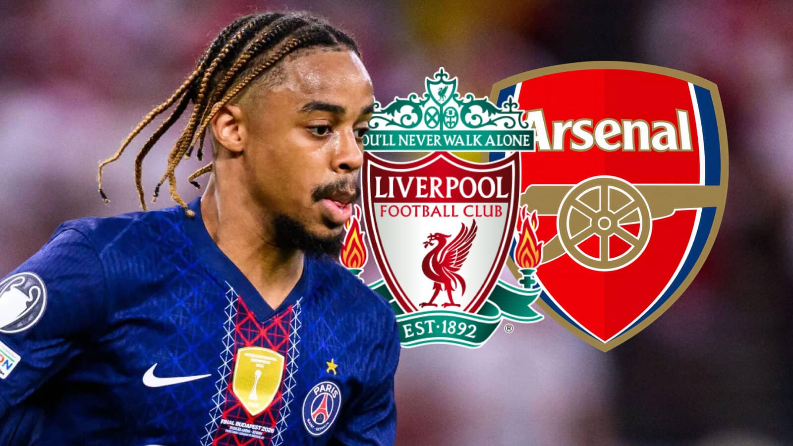 Bradley Barcola: Winger demands PSG exit, as Liverpool, Arsenal ready ...